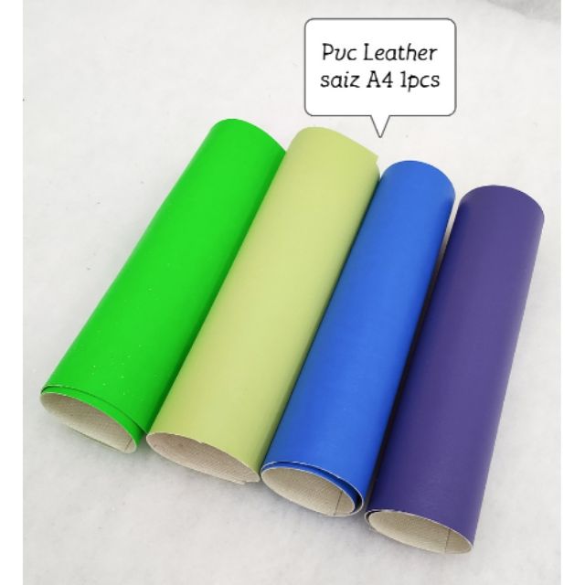 PVC leather kulit PU saiz A4 1pc | Shopee Malaysia