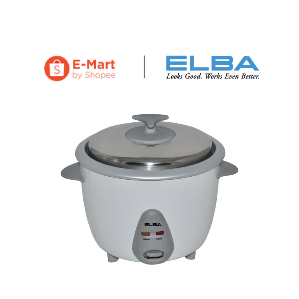 ELBA 2.8L Traditional Rice Cooker ERC-2866T | White | Shopee Malaysia