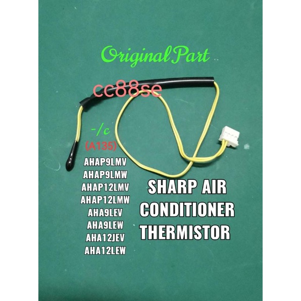 SHARP AIR CONDITIONER THERMISTOR SENSOR AHAP9LMV AHAP9LMW AHAP12LMV ...