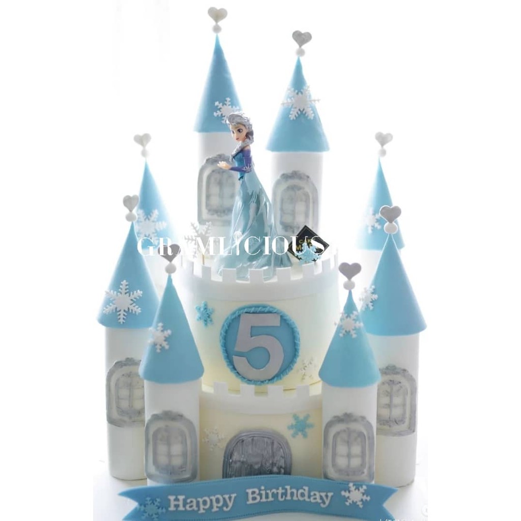 READY STOCK - Frozen Elsa Cake Topper (ELSA FIGURINE ONLY NOT INCLUDE ...