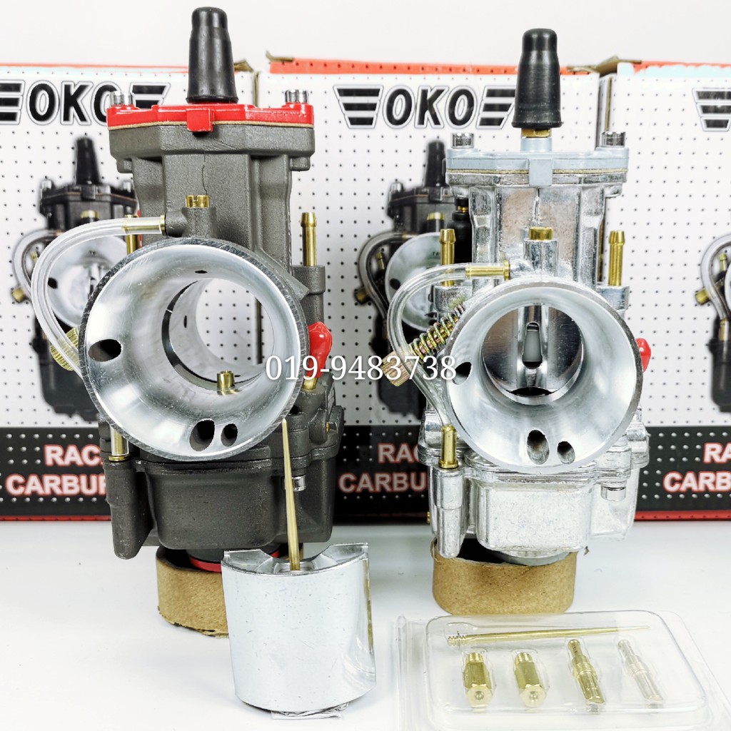 OKO Racing Carburetor Square Top Power Jet PWK 28mm 30mm 32mm 34mm LC135 NSR KR150 EX5 Dream ...