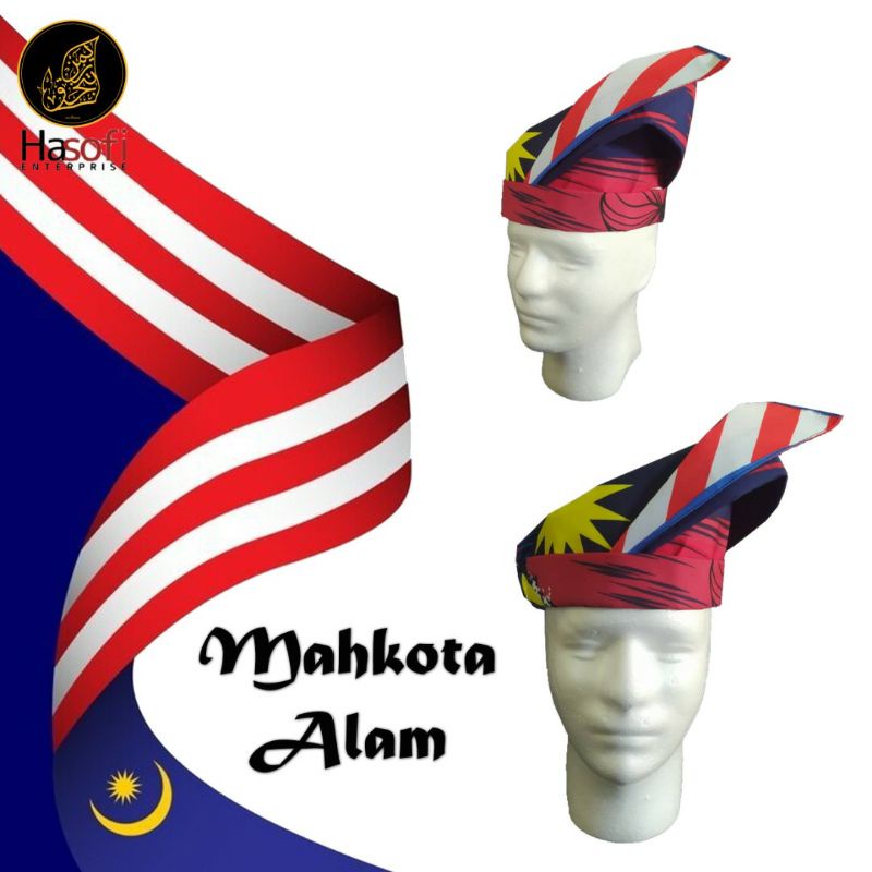 TANJAK MALAYSIA TANJAK MERDEKA (SAIZ BOLEH LARAS) KAIN CORAK BENDERA ...