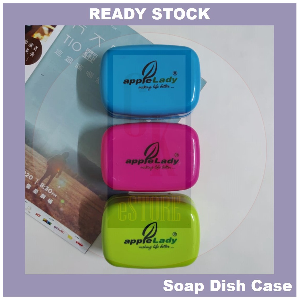 Soap Dish Box Case Holder Container Wash Shower Bathroom Sealed Travel ...