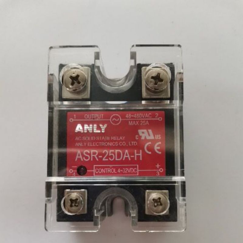 ANLY SOLID STATE RELAY SSR ASR-15DA, ASR-25DA, ASR-50DA, ASR-75DA, ASR ...