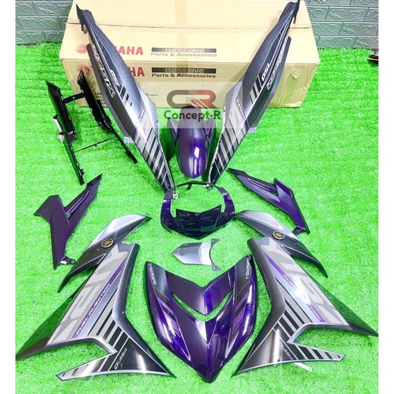 100% Original HLY Cover Set Y15ZR V1/V2 Black/Purple Strike First Model ...