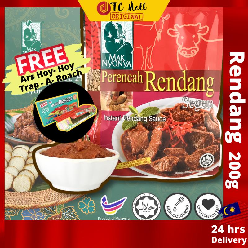 Mak Nyonya Instant Rendang Sauce 200g For Beef Chicken mutton daging ...