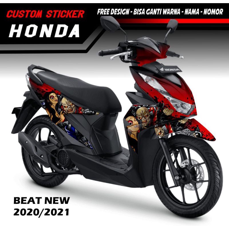 Variation sticker decal for Honda beat new 2020/2021 motorbike, full ...