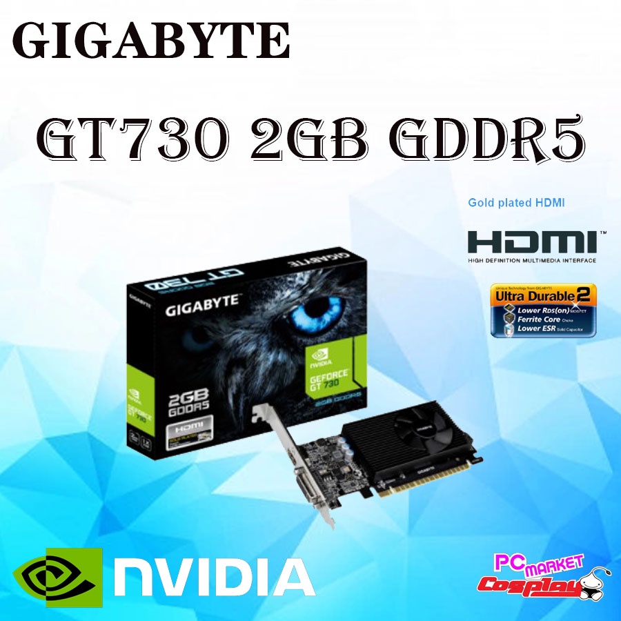 GIGABYTE GV-N730D5-2GL GT730 2GB DDR5((NEW) | Shopee Malaysia