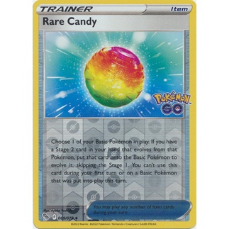 ** Rare Candy / 069/078 / Reverse Holo & Uncommon / Pokemon Go Pokemon ...