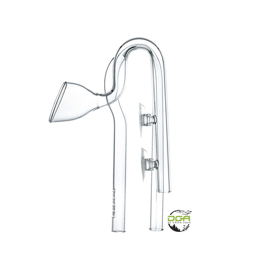 Aquarium Super Mini Glass Lily Pipe Inflow + Outflow 12mm ...