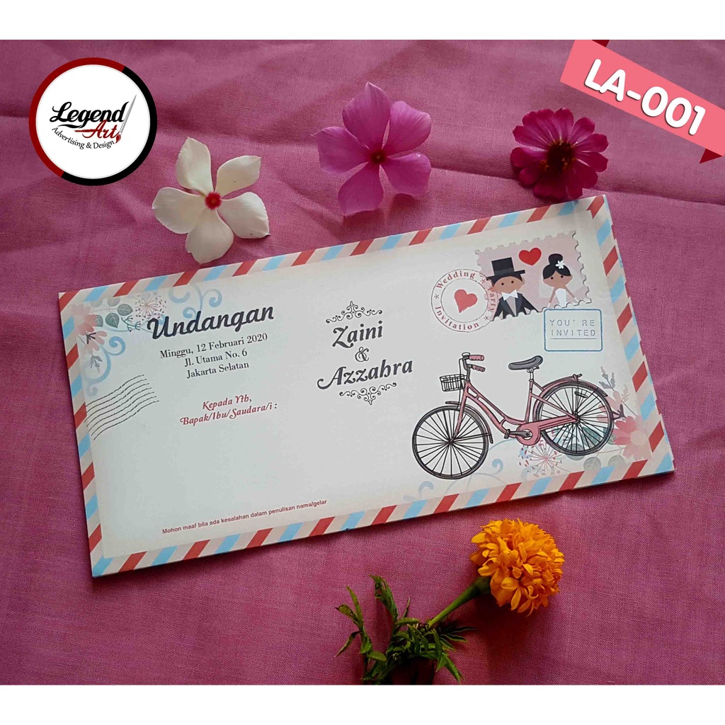 MINIMAL Classic Model Wedding Invitations - Invitation Card - Print ...