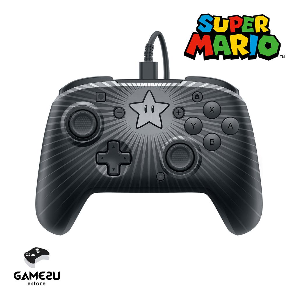 Nintendo Switch Star Mario Faceoff Wired Switch Pro Controller (Black) | Shopee Malaysia
