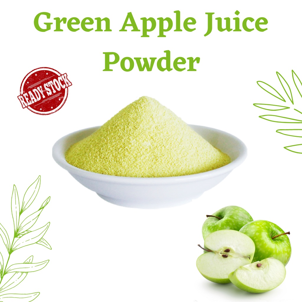 Green Apple Juice Powder (Can use in beverage juice or Direct consume ...