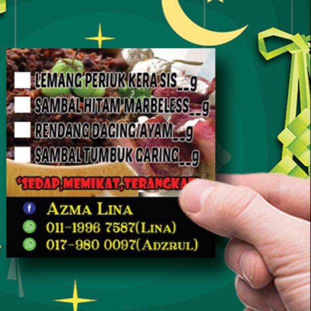 STICKER / LABEL SAIZ 3 CM KALIS AIR | Shopee Malaysia