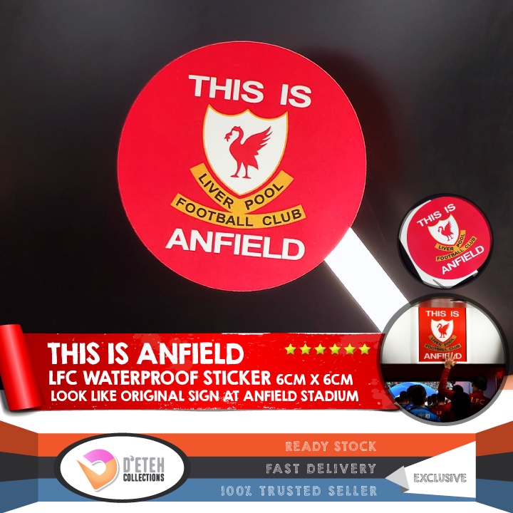 [READY STOCK] Liverpool | This Is Anfield Sign | Waterproof Sticker ...
