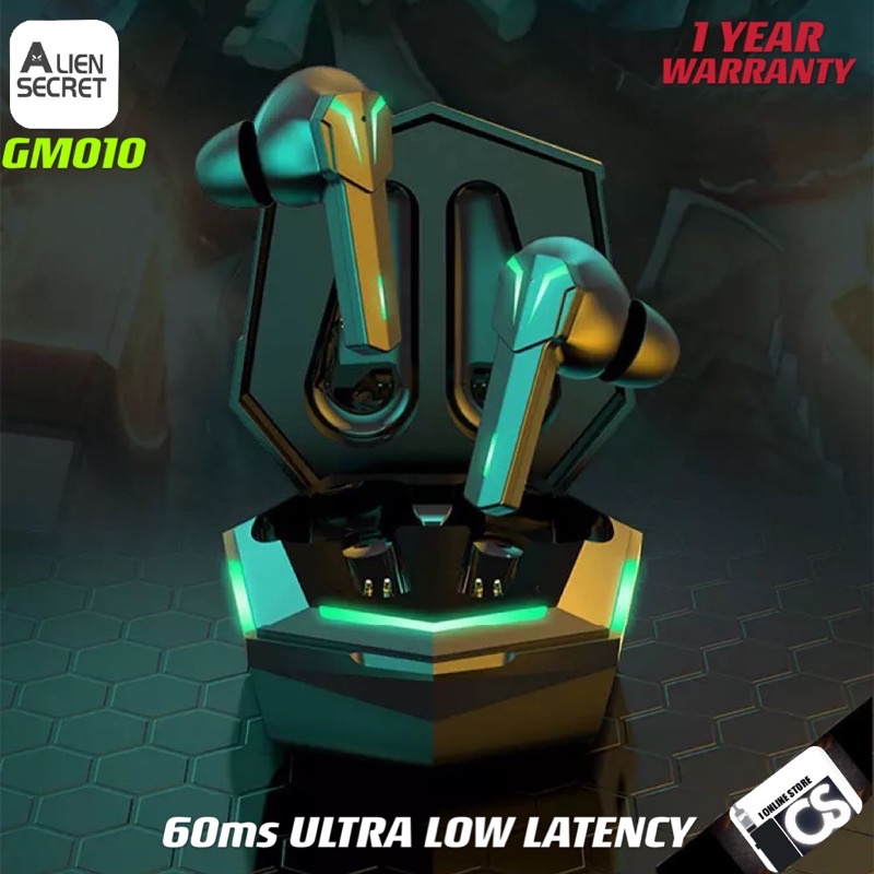 [1 YEAR WARRANTY] Alien Secret GM010 GAMING EARBUDS /PREDATOR PRO ...
