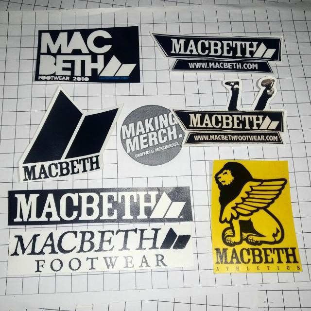 Vinyl BRAND MACBETH STICKER | Shopee Malaysia