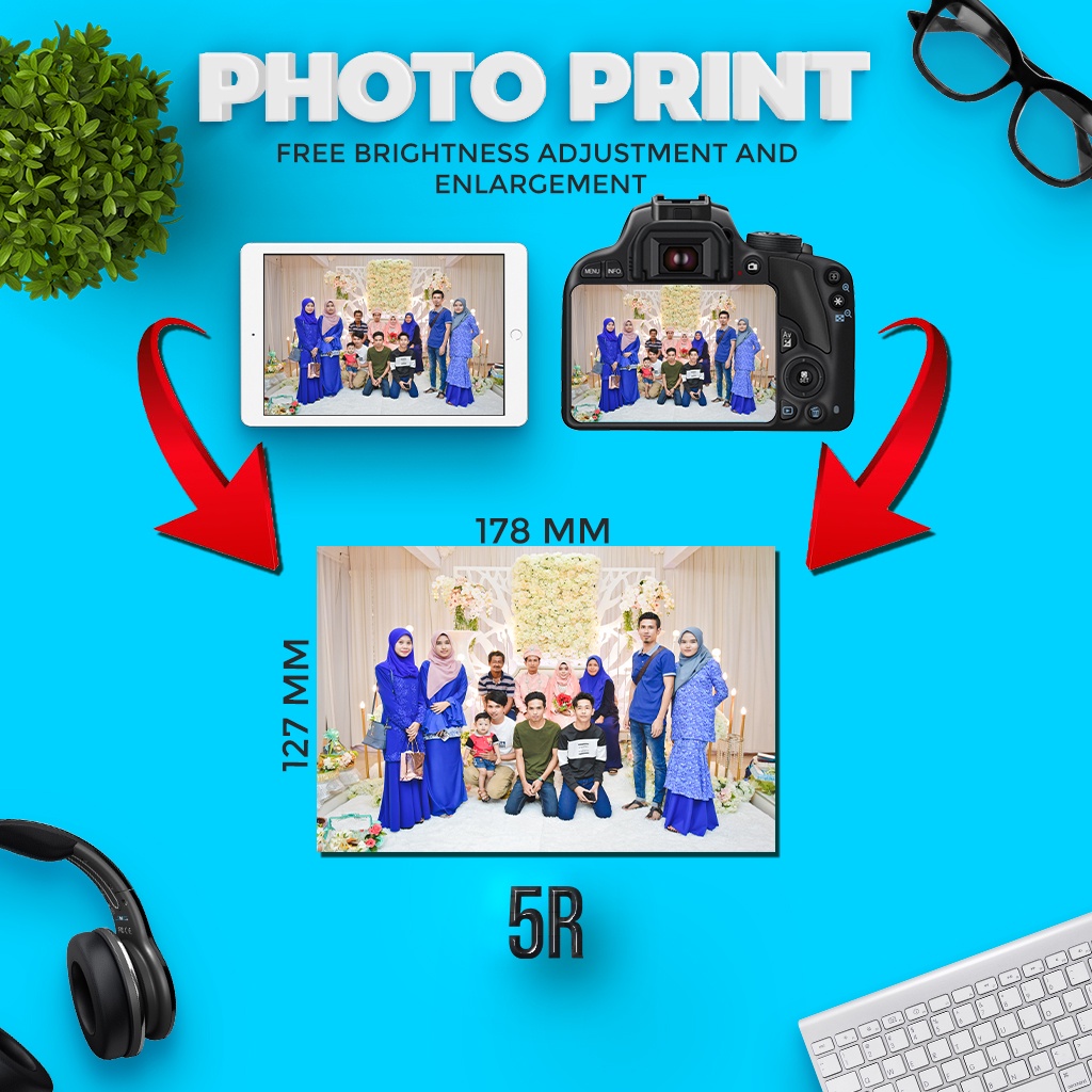 CUCI GAMBAR MURAH 5R (1-2 HARI SIAP ) | Shopee Malaysia