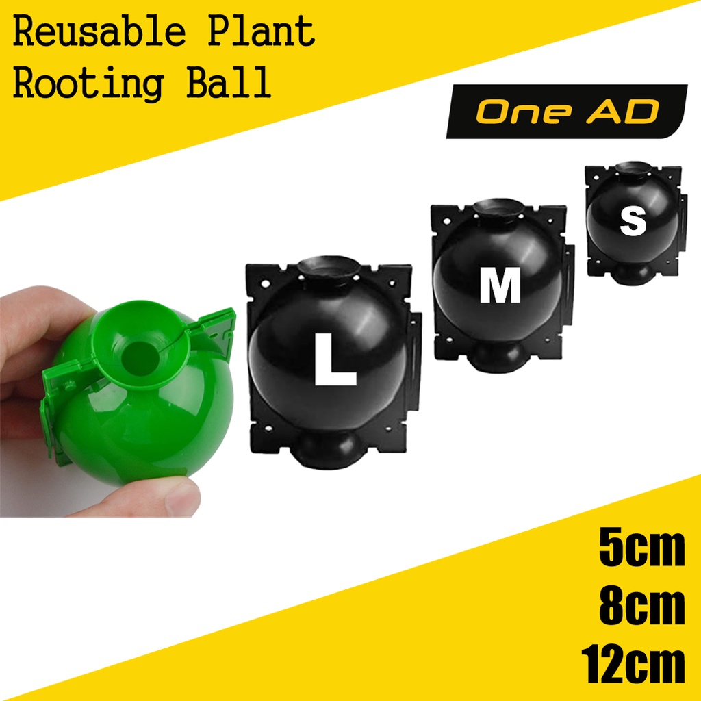 [Ready Stock] Plant Root Growing Box, Reusable Air Layering Pods for ...