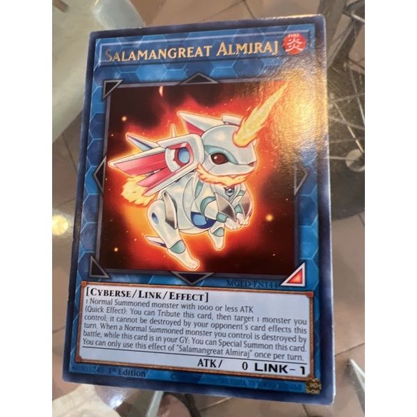 Yugioh English tcg Salamangreat Almiraj- MGED-EN144- Gold Rare - 1st ...