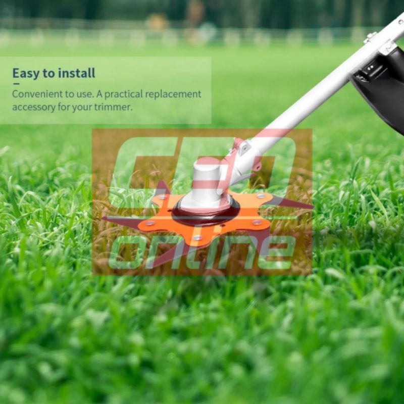 CEO 🇲🇾 6 Blade Trimmer Head Lawn Mover Grass Weeding Grass Cutter ...