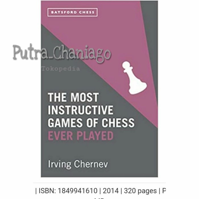 Chess Book The Most Instructive Games of Chess Ever Playing | Shopee ...