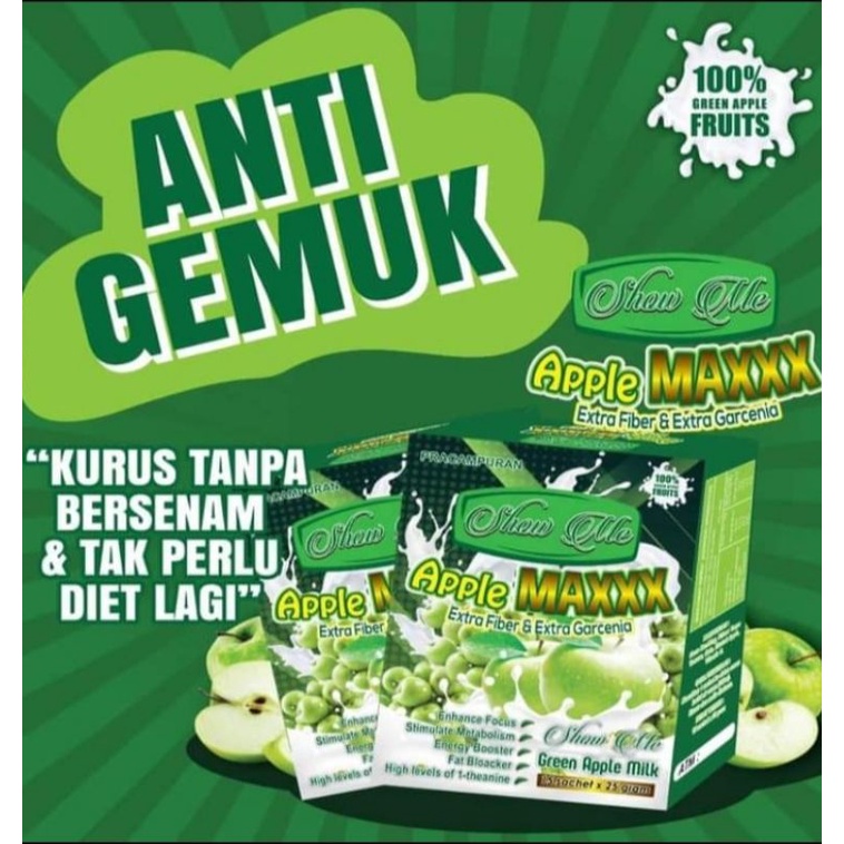 Show Me Apple Maxx ( 15 packets ) | Shopee Malaysia