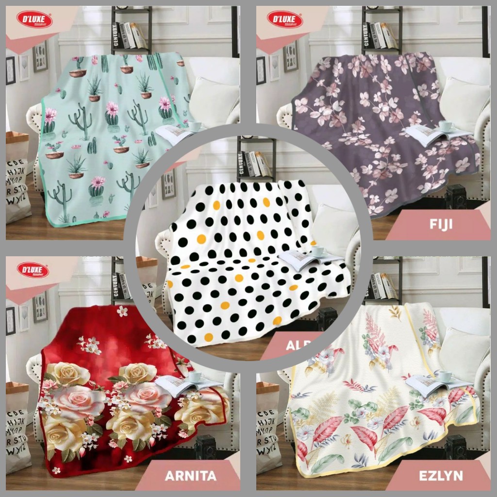 Kintakun Micro Flannel Blanket 160x200 Nadine Caroline Agnesia Kezia ...