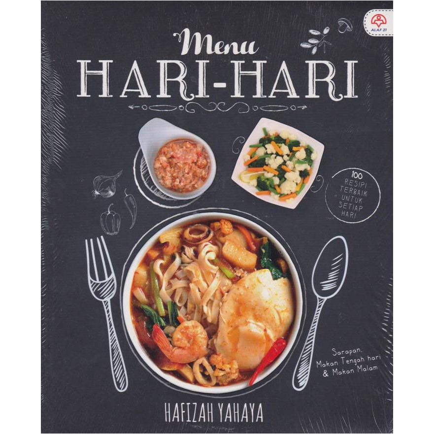 [ALAF21] Buku Resepi Menu Hari-Hari - Hafizah Yahaya | Shopee Malaysia