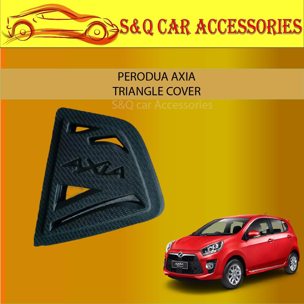 PERODUA AXIA TRIANGLE COVER | Shopee Malaysia
