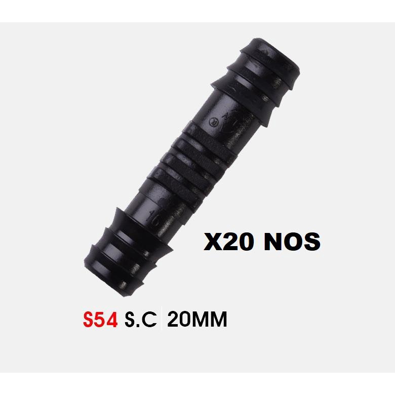 HDPE / POLY / PP FITTINGS S.C SOCKET STRAIGHT COUPLER (20MM) (S54) Poly ...