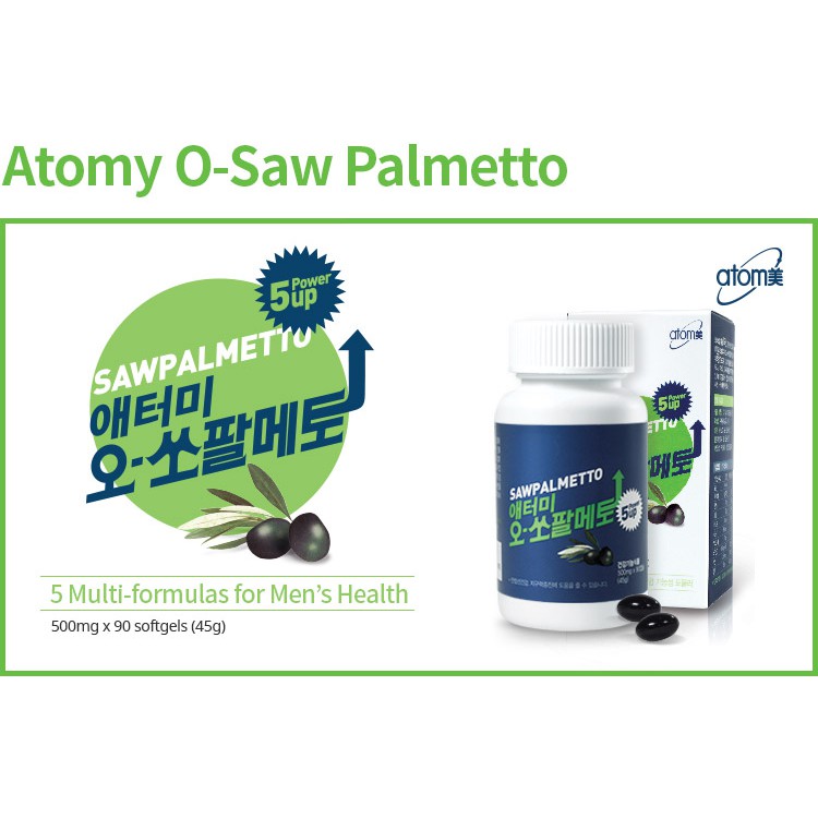 [Ready Stock] Atomy Sawpalmetto 男士前列腺保健品 (90 softgels/box) | Shopee Malaysia