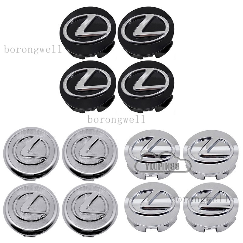 4pcs Car Wheel Center Hub Caps Cover Auto Emblem Badge Wheel Rim Hub ...