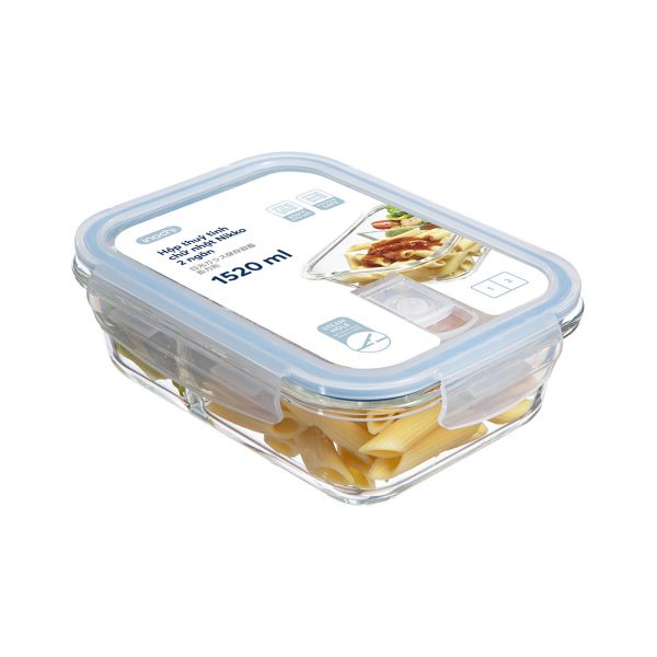 Inochi 2-compartment Nikko rectangular glass box | Shopee Malaysia
