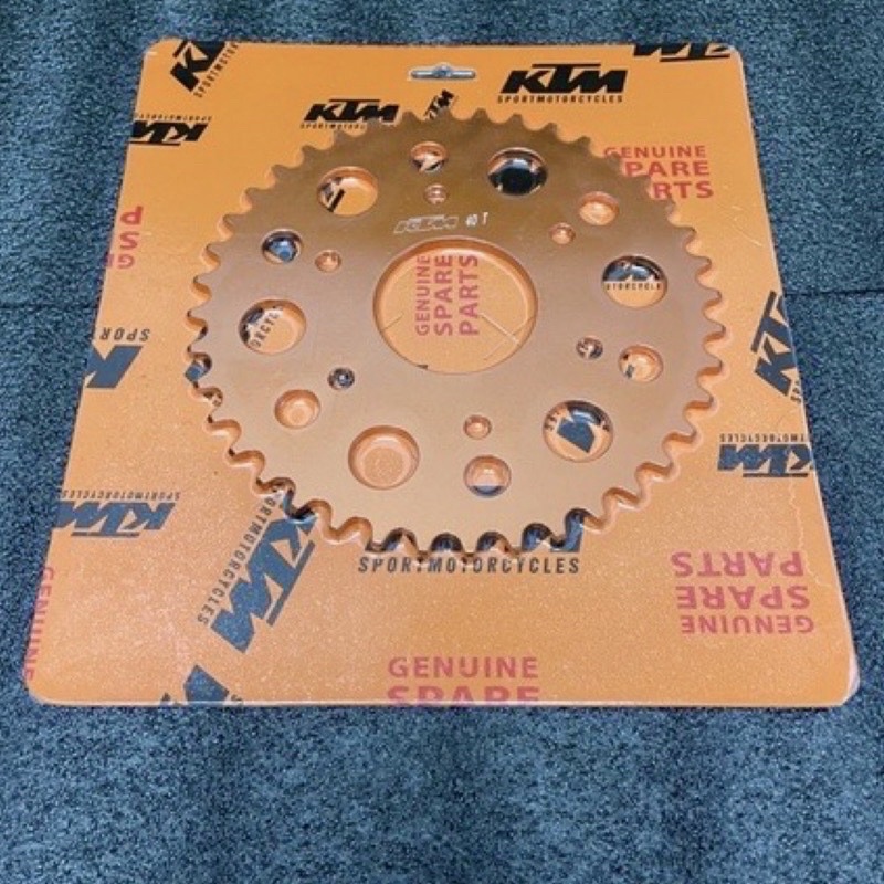 KTM DUKE200 DUKE390 SPROCKET CHAIN REAR 40T 41T 42T 14T 15T | Shopee ...