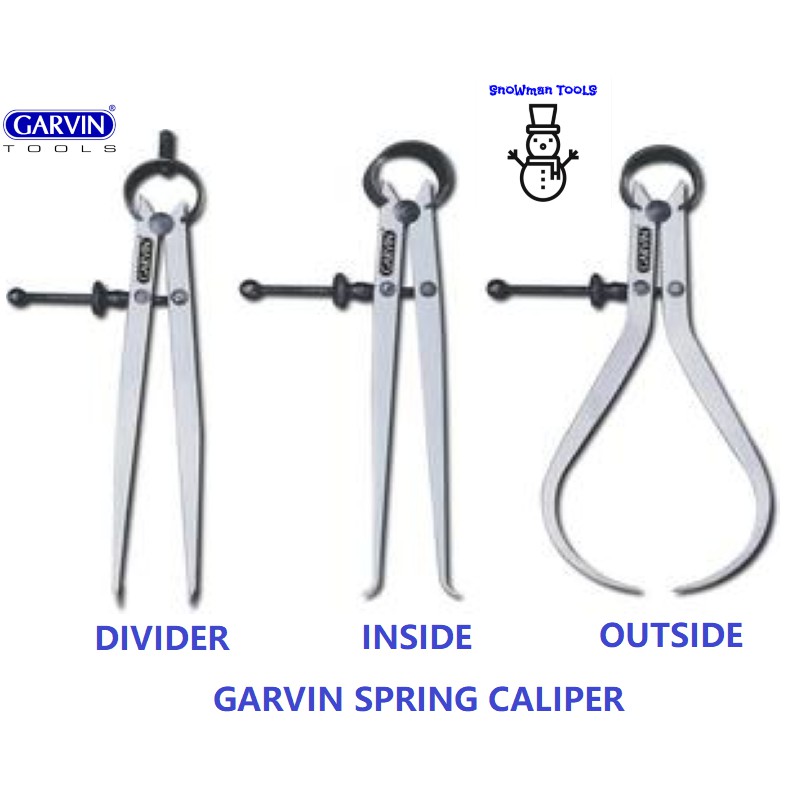 GARVIN SPRING DIVIDER OUTSIDE INSIDE CALIPER, SIZE: 6''- 36'' | Shopee ...