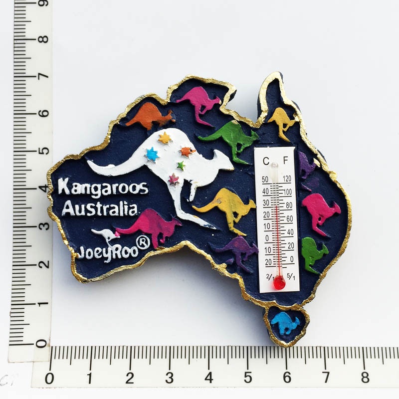 Magnet fridge Australia Map landmark Travel Memorial Decorative Craft ...
