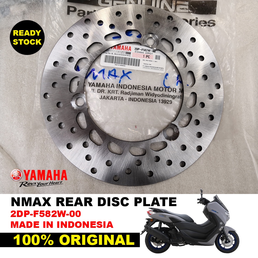 [READY STOCK] NMAX REAR DISC PLATE -YAMAHA 100% ORIGINAL | Shopee Malaysia