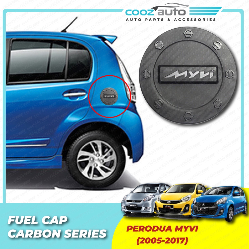 Perodua Myvi 2005 - 2017 Carbon Fuel Tank Cover Fuel Cap | Shopee Malaysia