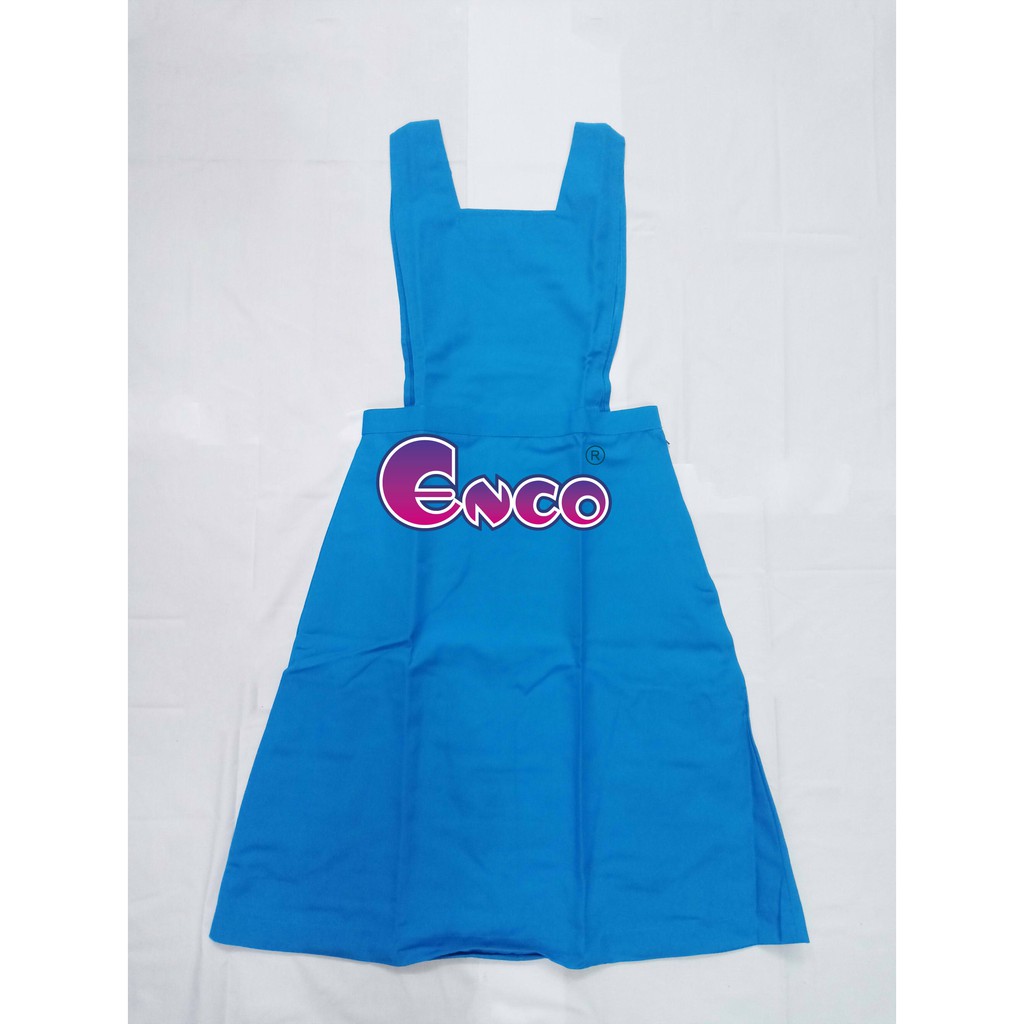 Secondary Pinafore / Gaun Sekolah Menengah/ 中学蓝裙 ( Enco School Uniform ...