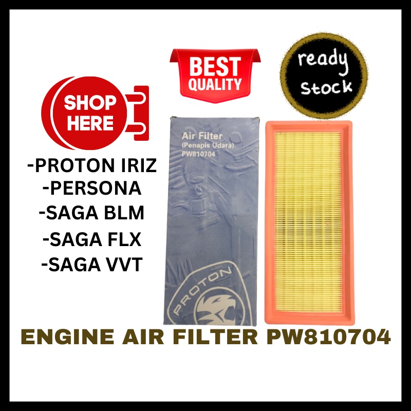 Engine Air Filter Proton Iriz Persona Saga VVT BLM FLX Preve Spare Part ...