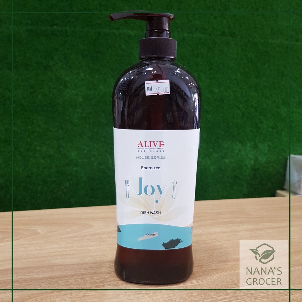 【ALIVE】Energized Joy Dish Wash 1000ml | Shopee Malaysia