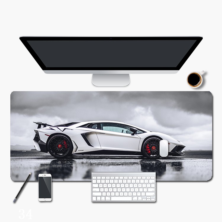 90x40cm Famous Car Tycoon Mouse Pad Aston Martin Lamborghini Ferrari ...