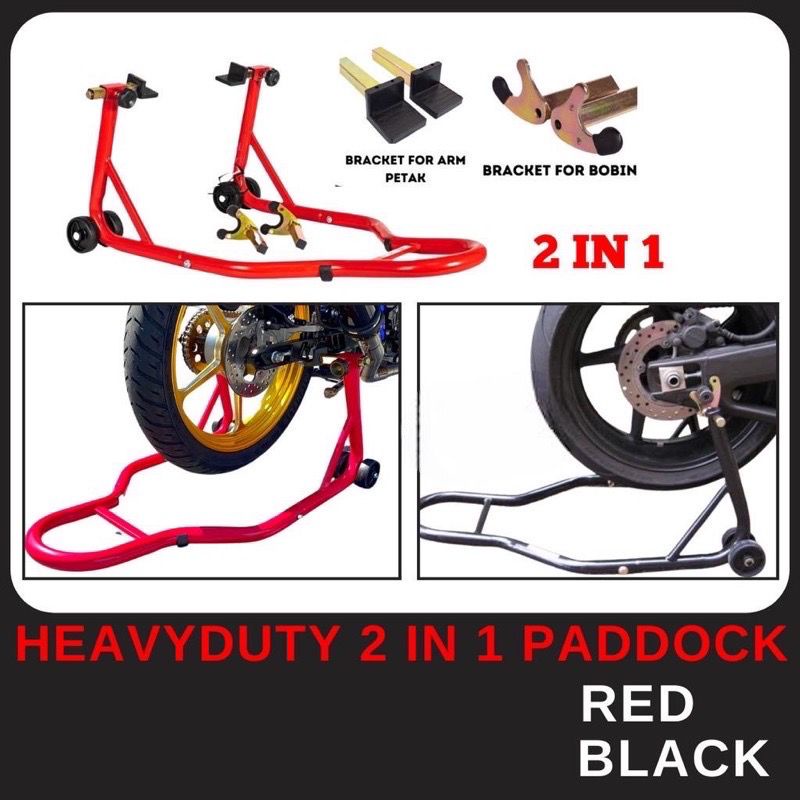 PADDOCK STAND 2 IN 1 HEAVY DUTY Universal 100%Good Quality / PADOCK ...