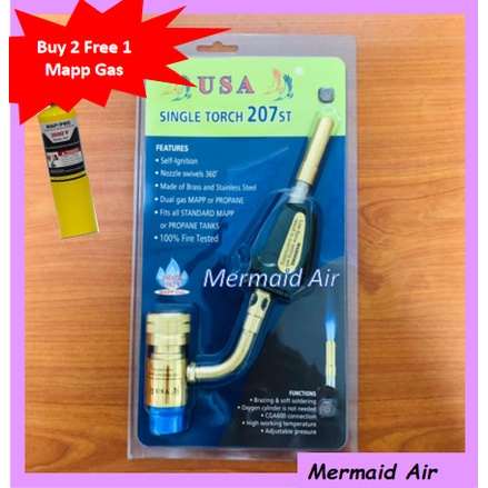 USA Single Torch 207ST with self-lighter // Welding Torch // Welding ...
