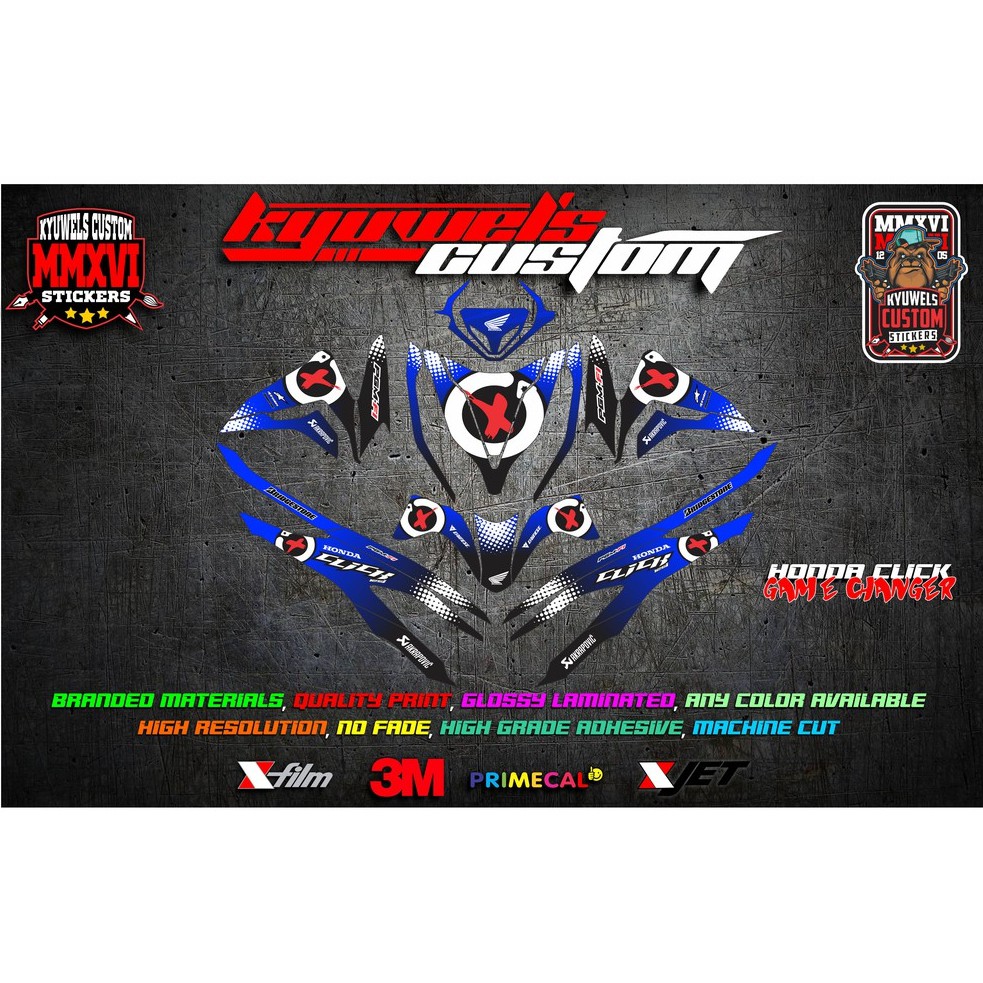 Honda Click game changer 125i/150i Full Decals Sticker | Shopee Malaysia