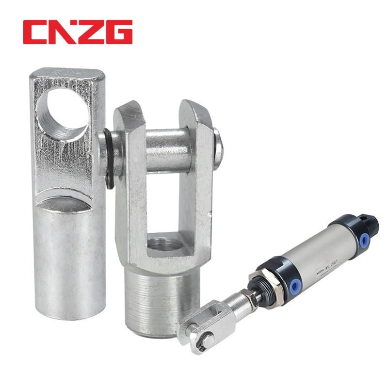 Y shape Connector Threaded Pneumatic Cylinder Piston Rod Clevis Rod For ...