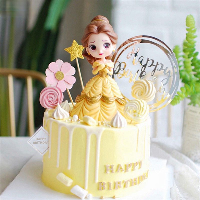 Disney Beauty & The Beast / Princess Belle / Cake Topper / Cake ...
