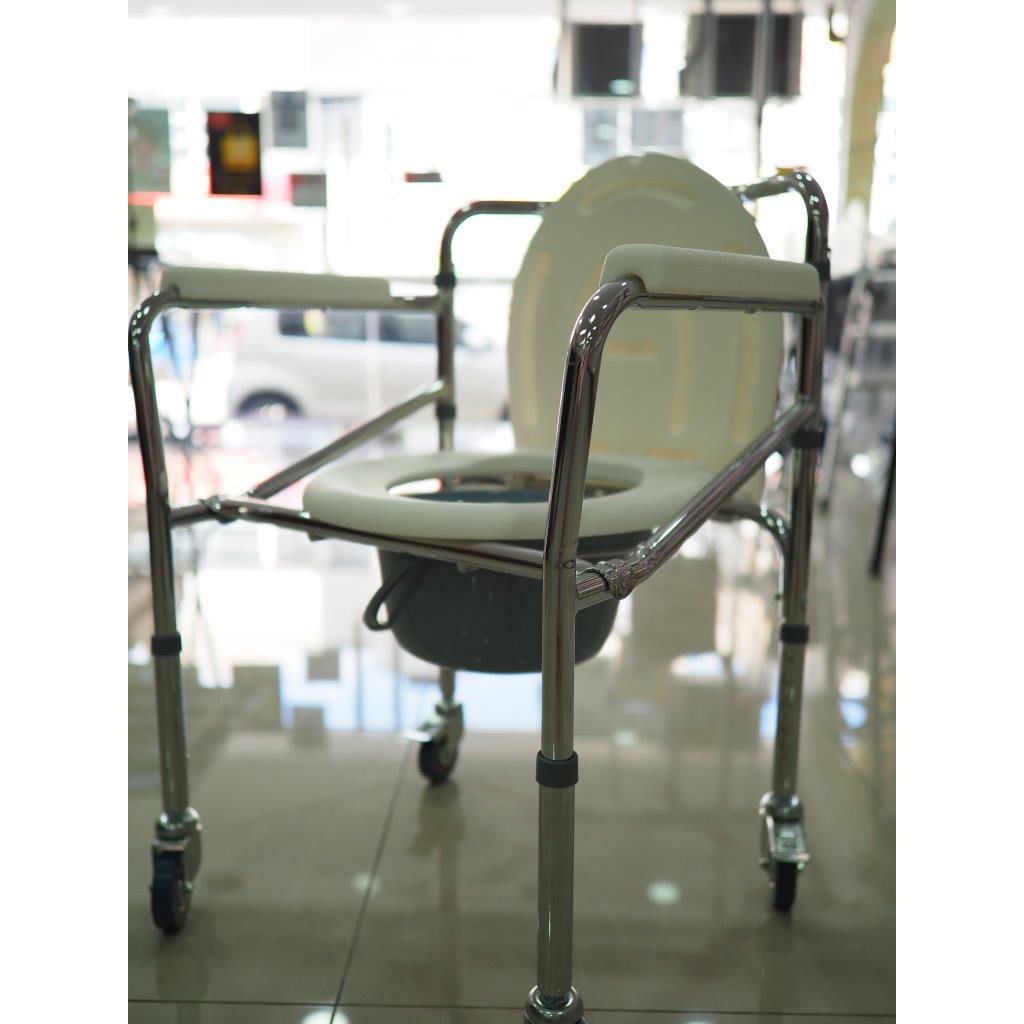 High quality commode chair ( With wheel and without wheel) | Shopee ...
