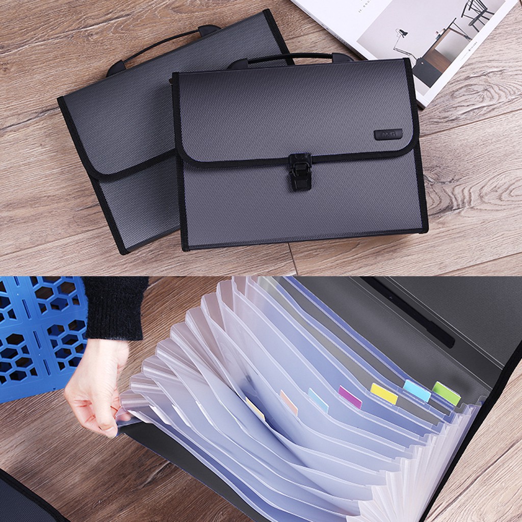 M&G 1pcs A4 File Expanding File Folder Document Bags Expanding Wallet ...